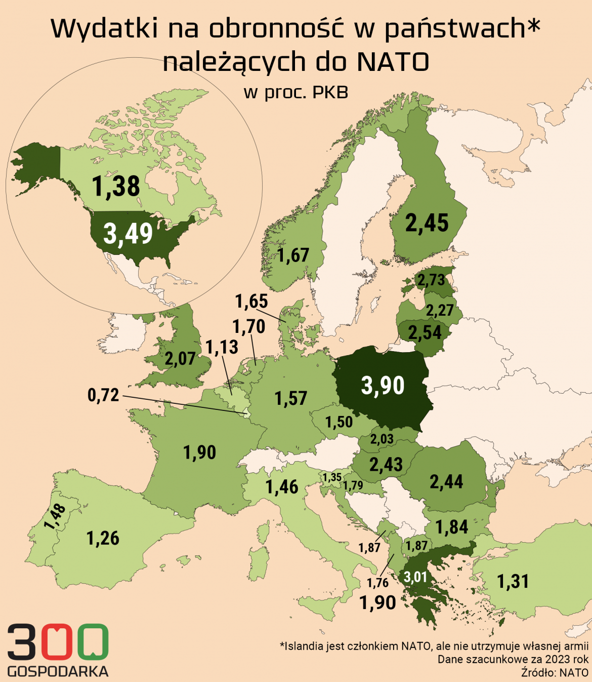 Ile państwa NATO wydają na wojsko? Polska liderem, zachodnia Europa nie ...